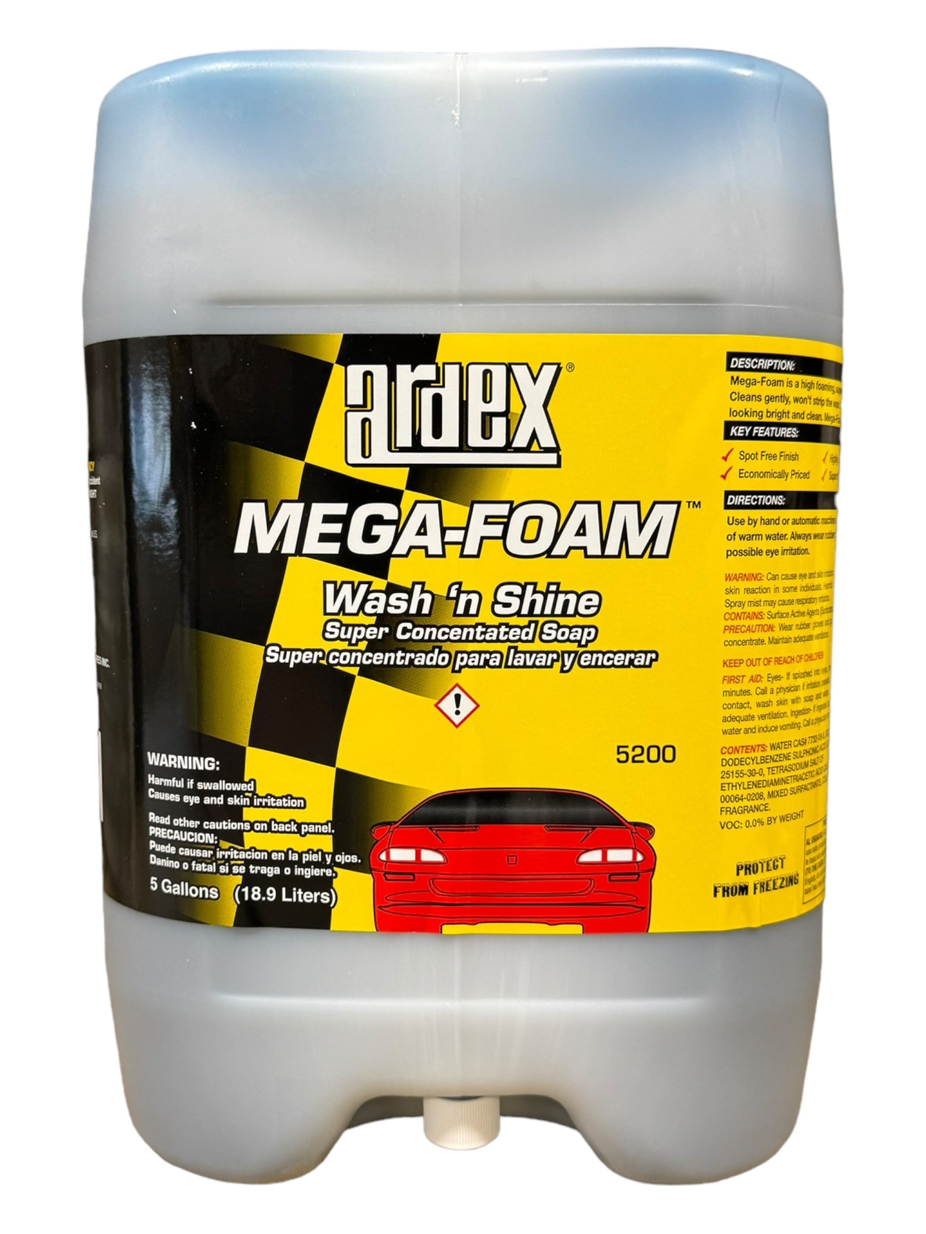 Mega Foam - 5 Gallon | Automotive Dealer Supplies