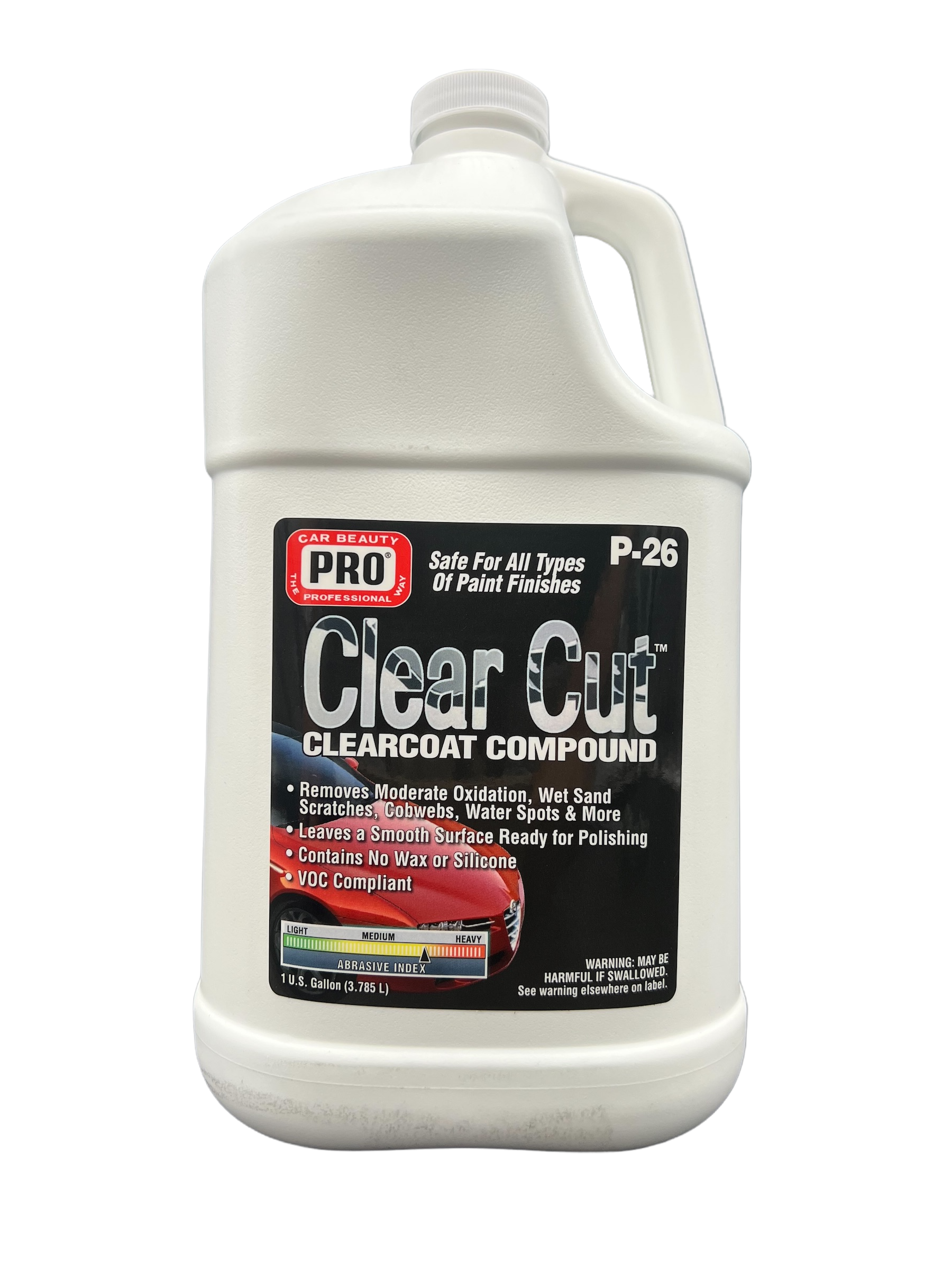 Clear Cut Compound by Pro - Gallon | Automotive Dealer Supplies