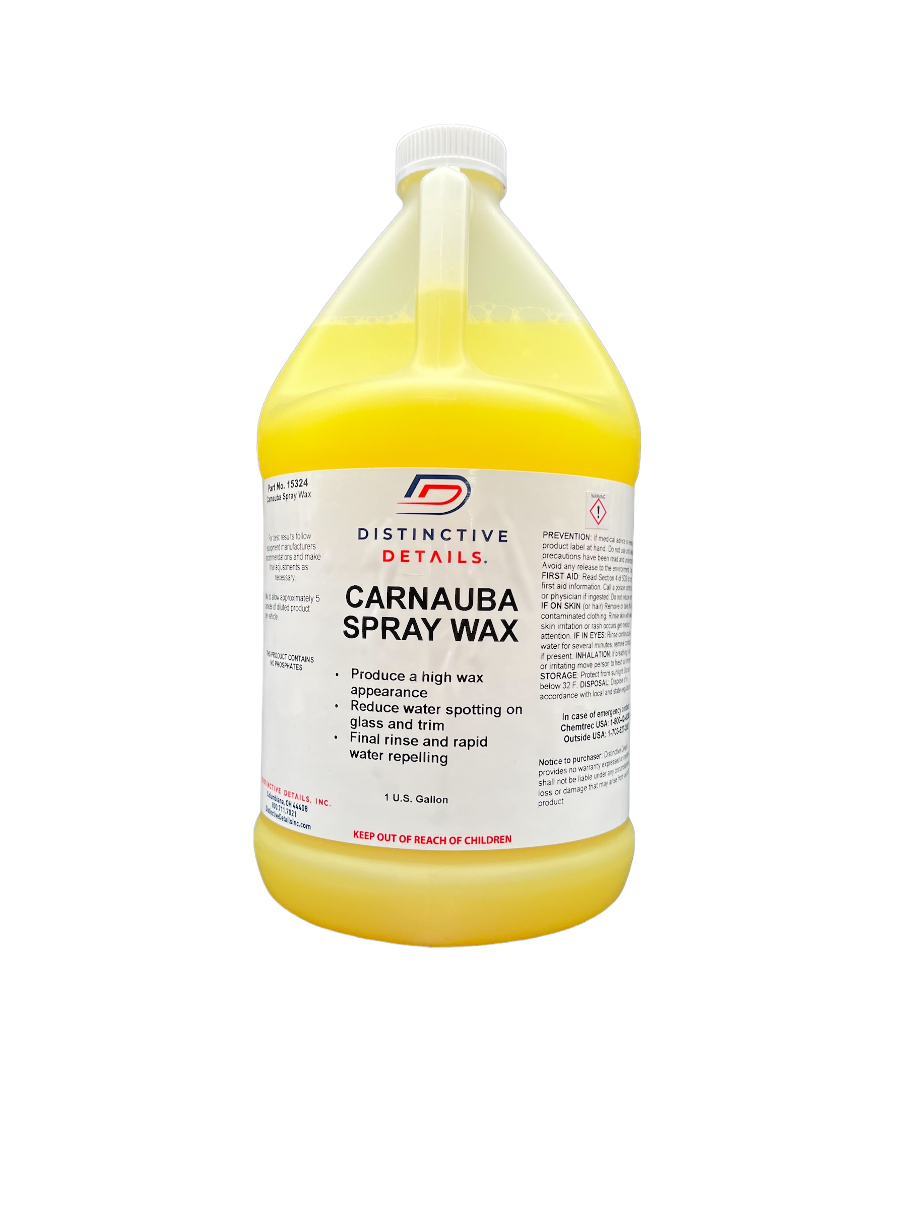 Carnuba Spray Wax - Gallon | Automotive Dealer Supplies