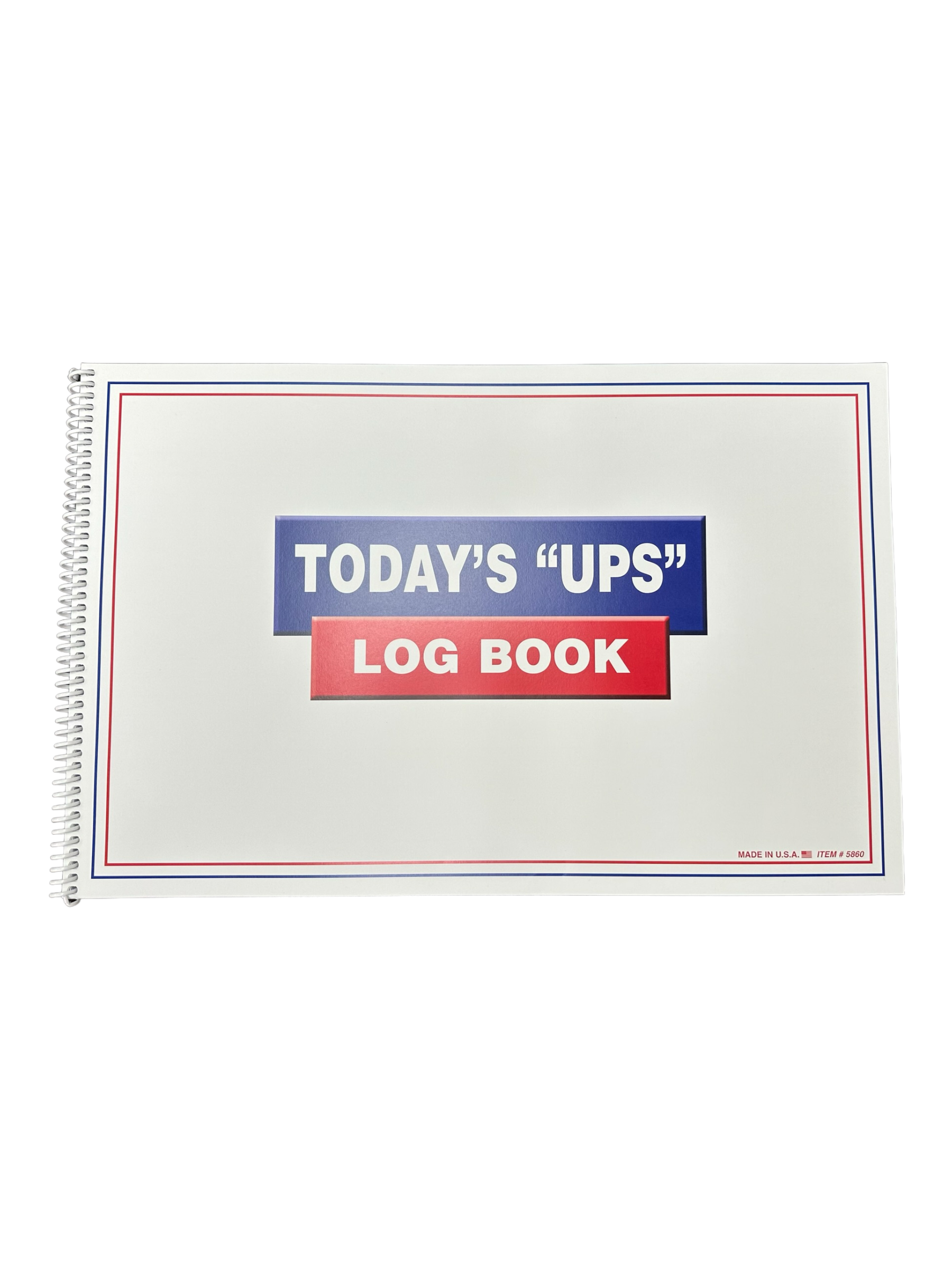 “UPS” Log Book | Automotive Dealer Supplies